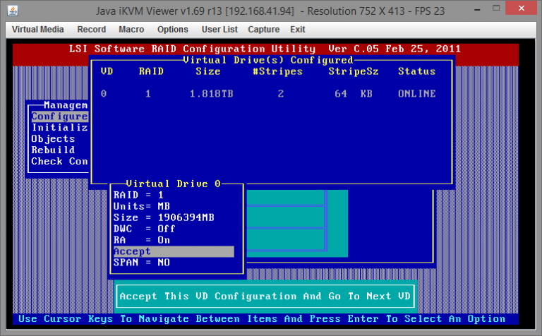 Управление встроенным RAID на Supermicro X9SCL-F - blog.bissquit.com