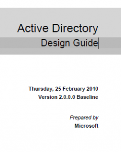 Active Directory Design Guide - blog.bissquit.com
